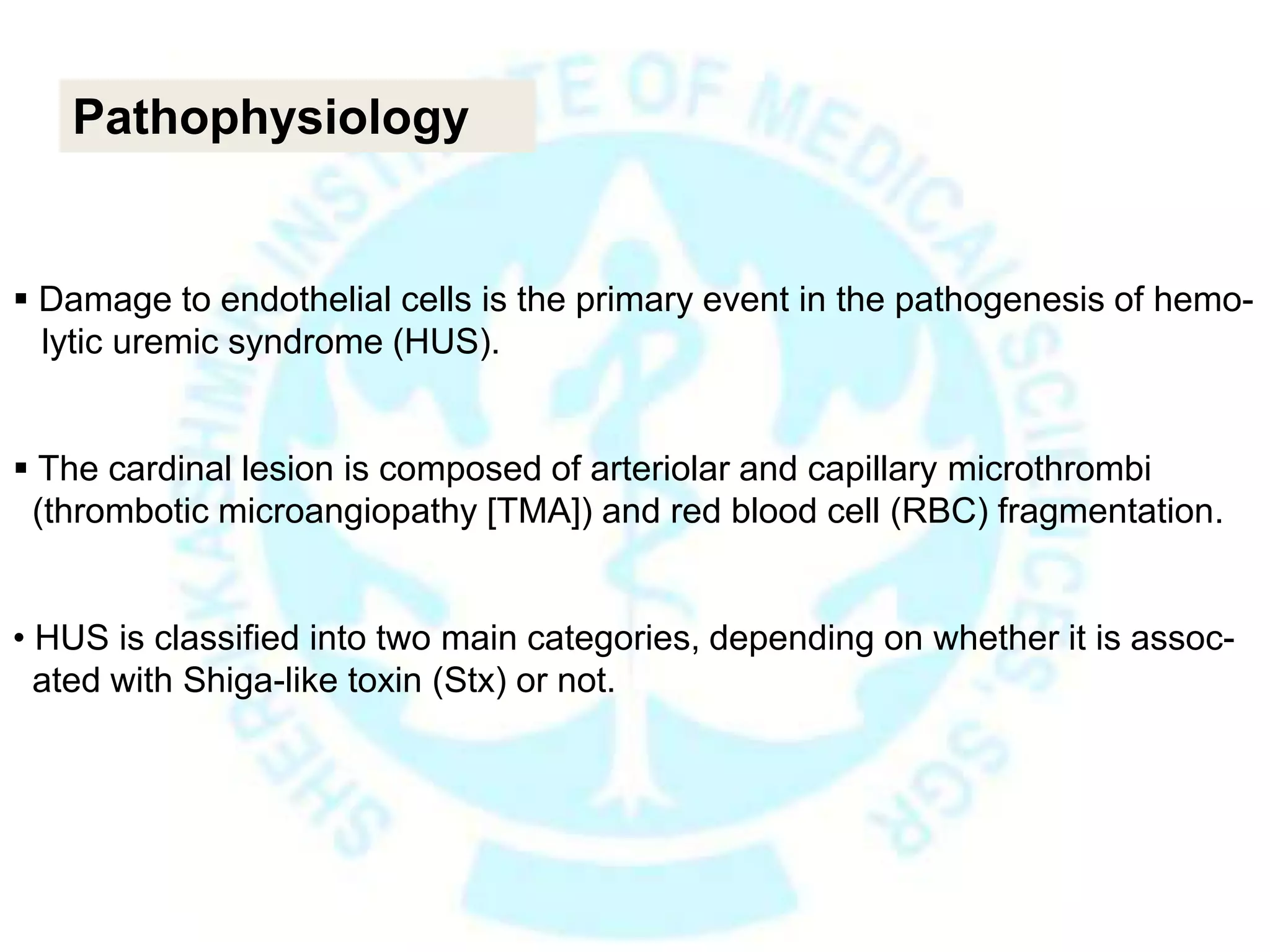 Atypical Hemolytic uremic syndrome | PPTX | Blood Disorders | Diseases ...