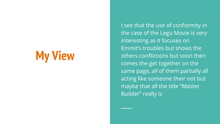 Treys Conformity in Media Project | PPTX
