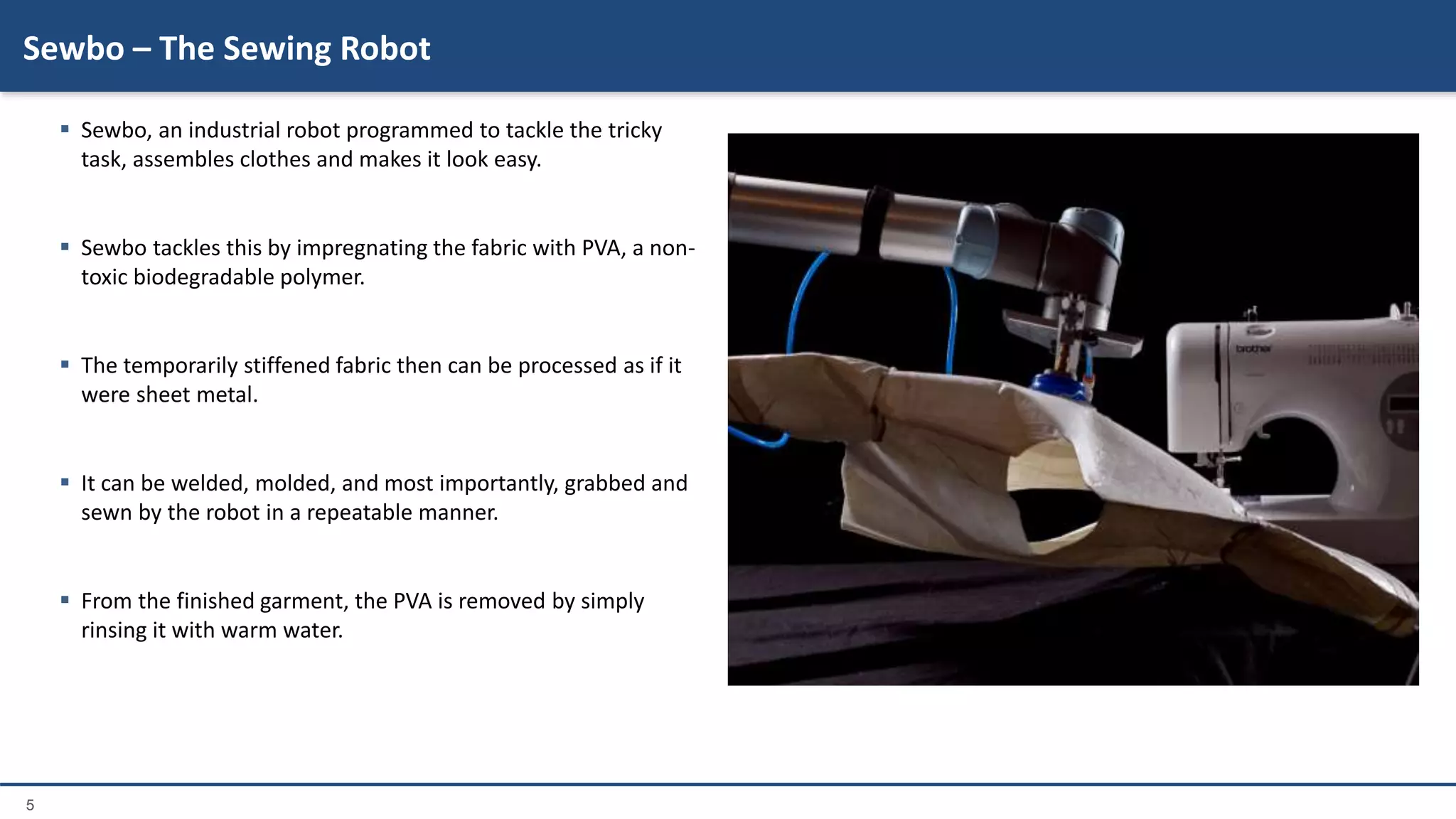 Robotics in Apparel Industry | PPTX