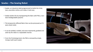 Robotics in Apparel Industry | PPTX