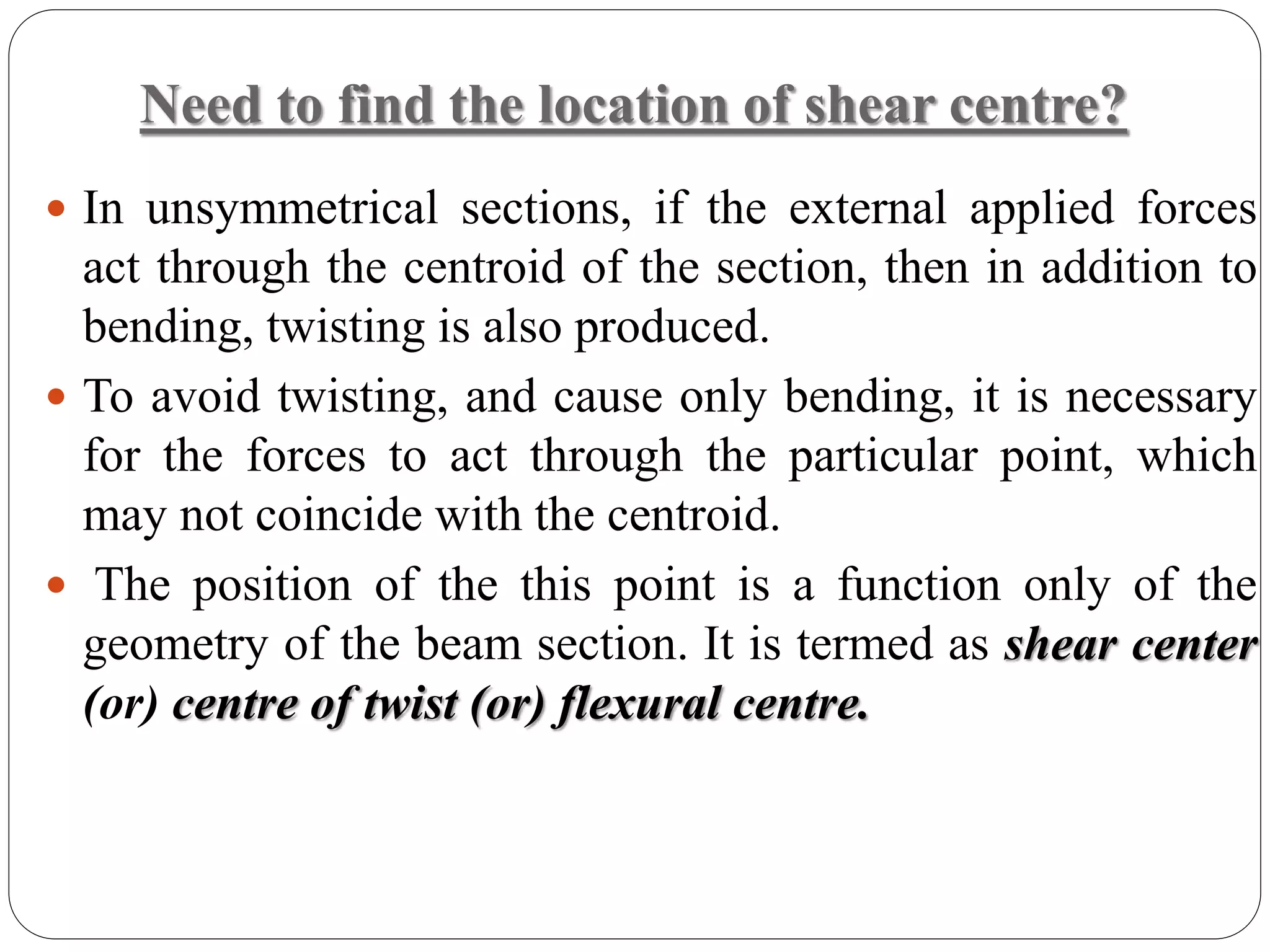 SHEAR CENTRE | PPTX