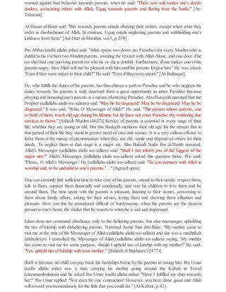 "And We have enjoined on man to be good and dutiful to his parents" | PDF