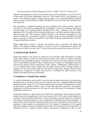 A hybrid approach for analysis of dynamic changes in spatial data | PDF