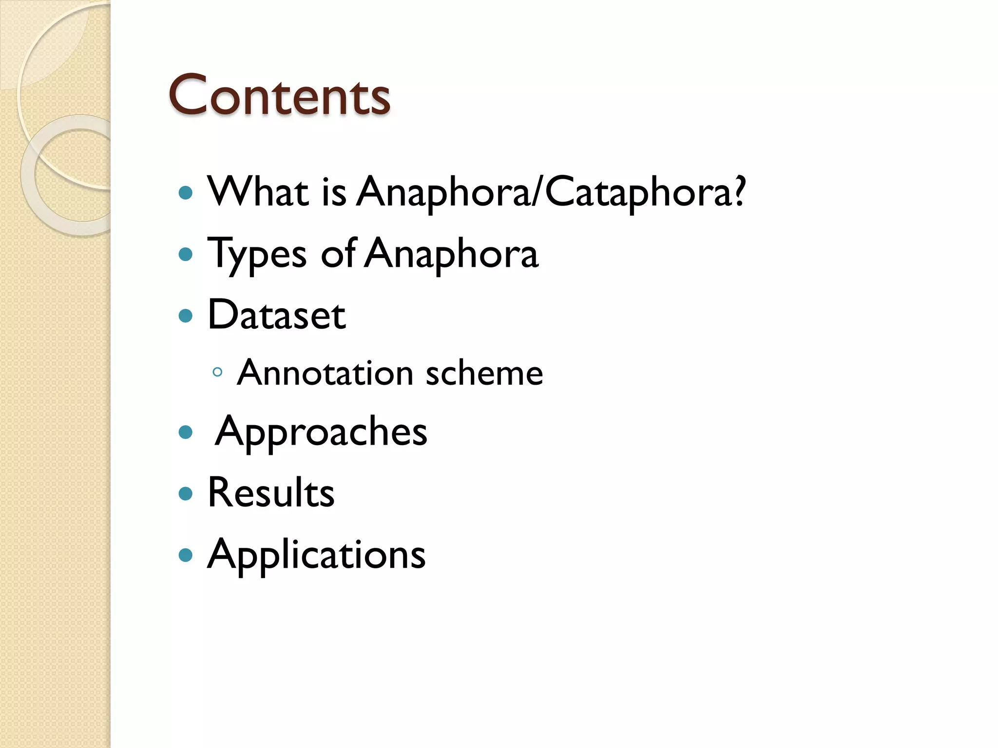 A hybrid approach for anaphora resolution in hindi | PPTX | Programming ...