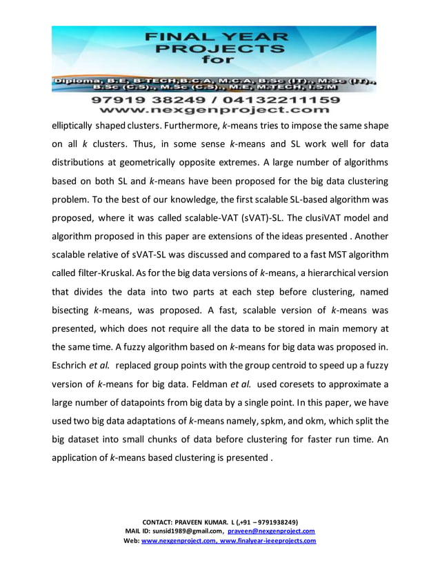 A hybrid approach to clustering in big data | DOCX