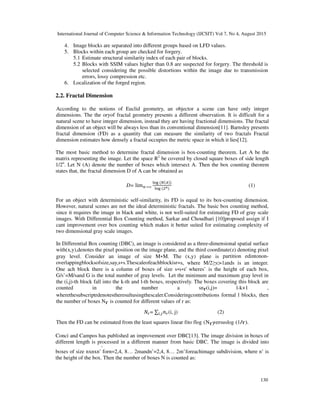 A HYBRID COPY-MOVE FORGERY DETECTION TECHNIQUE USING REGIONAL SIMILARITY INDICES | PDF