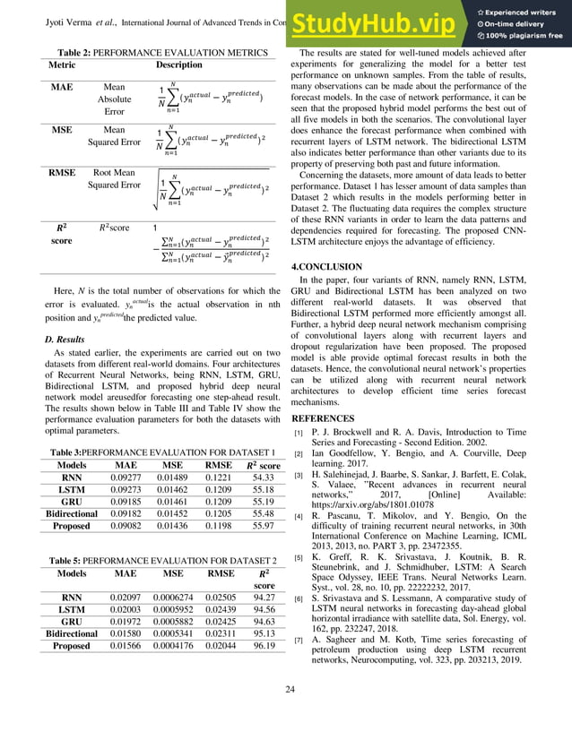 A Hybrid Deep Neural Network Model For Time Series Forecasting | PDF