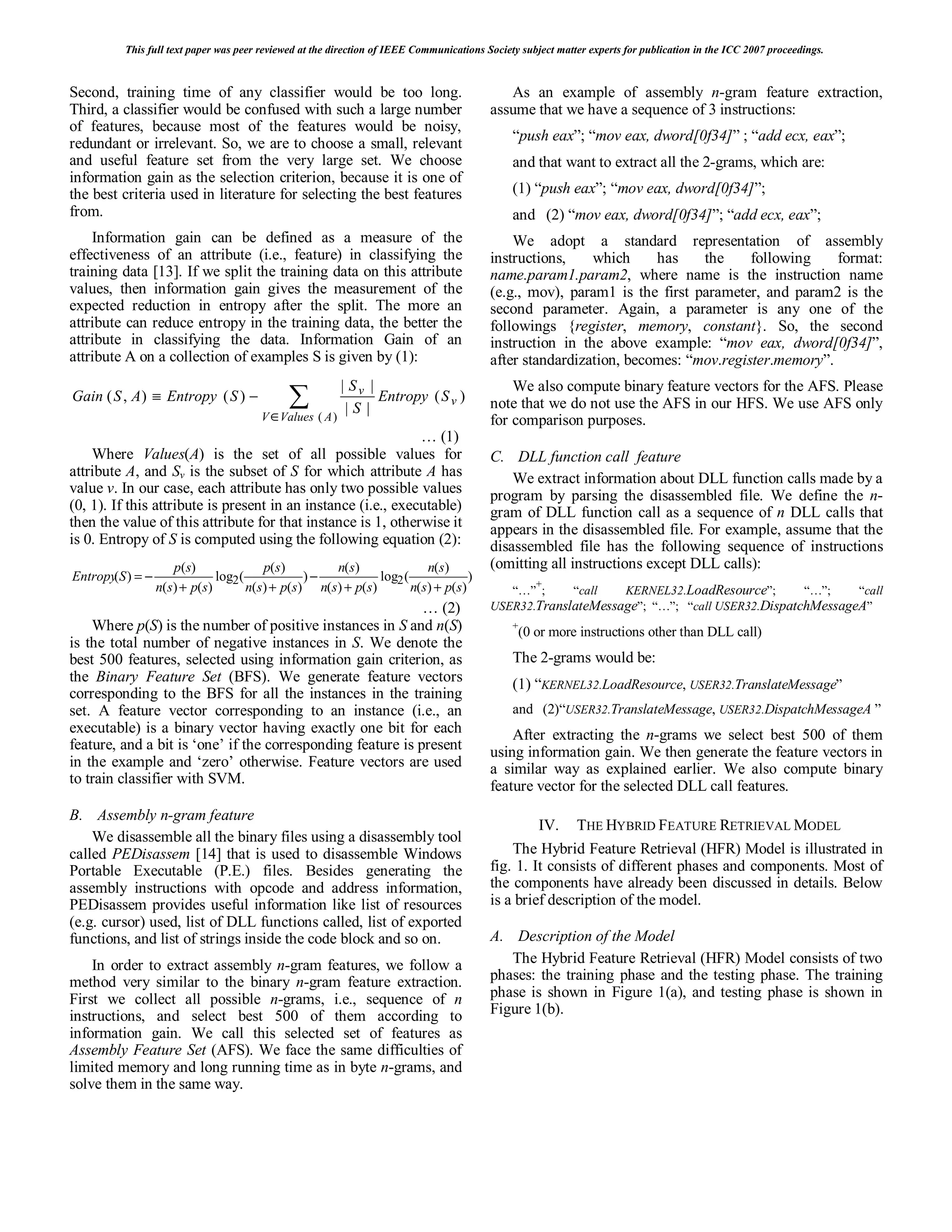 A hybrid model to detect malicious executables | PDF | Programming Languages | Computing
