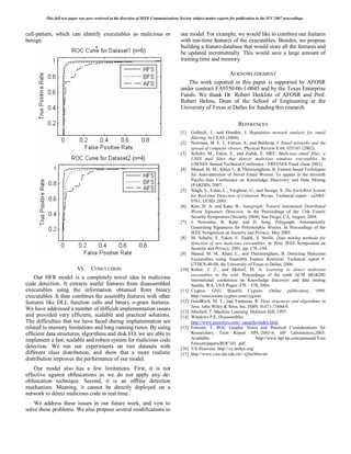 A hybrid model to detect malicious executables | PDF | Programming Languages | Computing