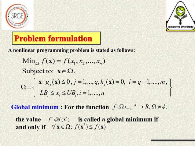 A hybrid sine cosine optimization algorithm for solving global optimization problems | PPTX