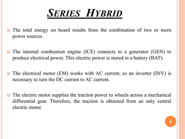 A hybrid vehicle configuration with zero emission | PPTX | Automotive ...