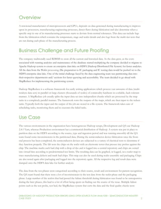 Debugging of hadoop production errors using open source flow analyzer – semiconductor industry ...