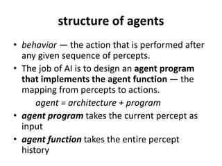 Intelligent Agents | PPTX