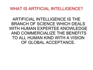Artificial Intelligence | PPT