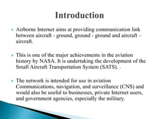 Airborne Internet | PPT