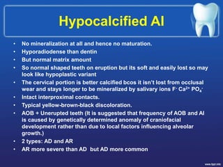 Amelogenesis imperfecta | PPTX