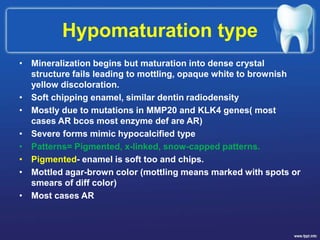 Amelogenesis imperfecta | PPTX