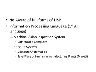 Artificial Intelligence ~ Web-programm | PPTX