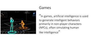 AI in gaming | PPT