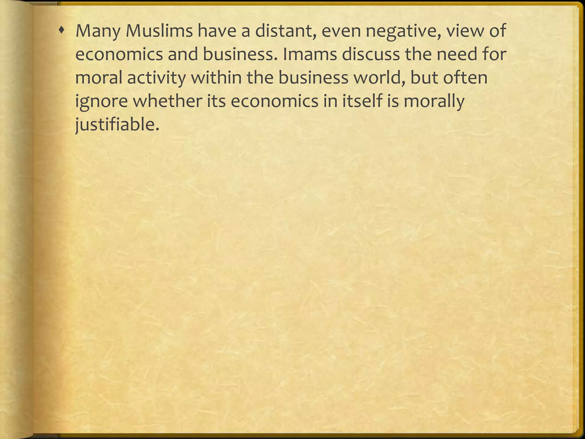 The Economic Imperative in Faith | PPT