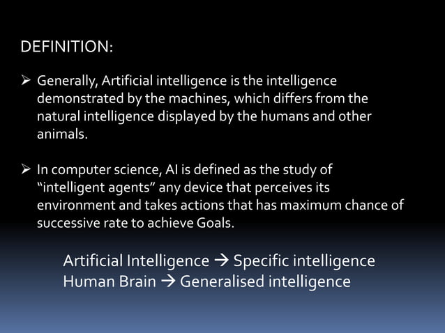 Artificial intelligence | PPT