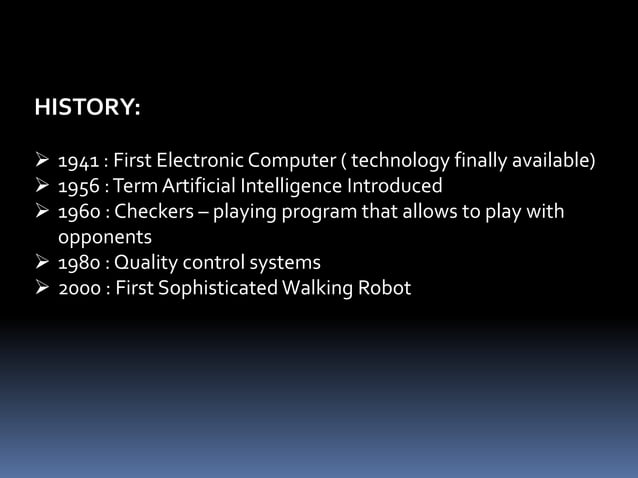 Artificial intelligence | PPT