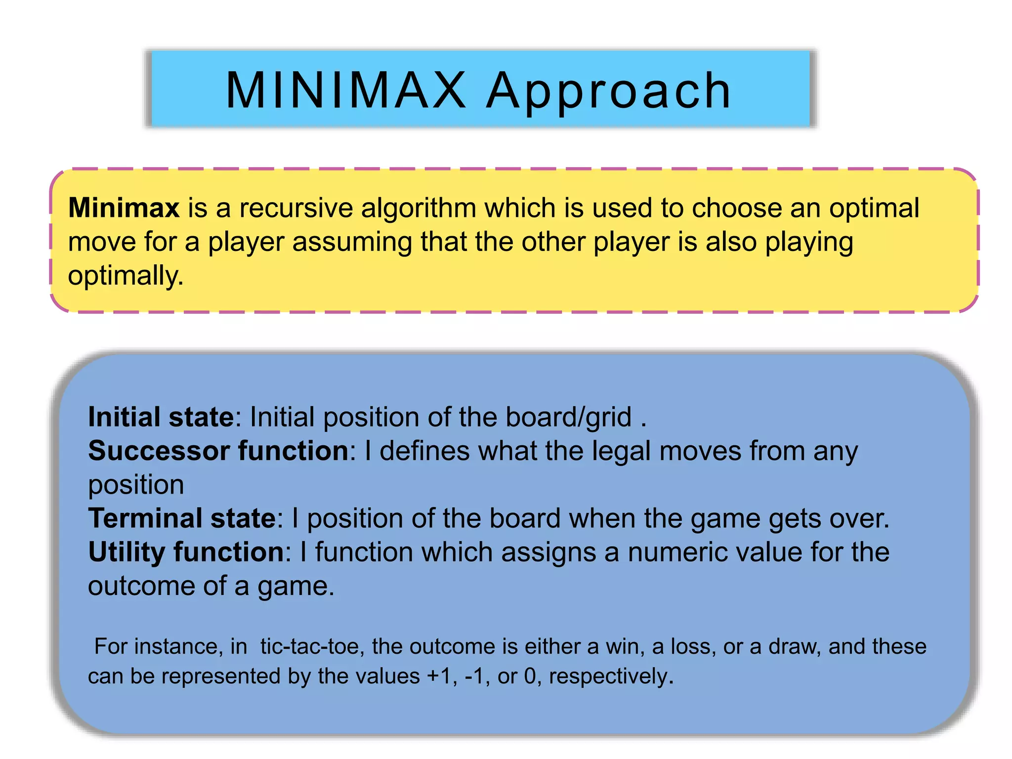 Artificial Intelligence- TicTacToe game | PPTX