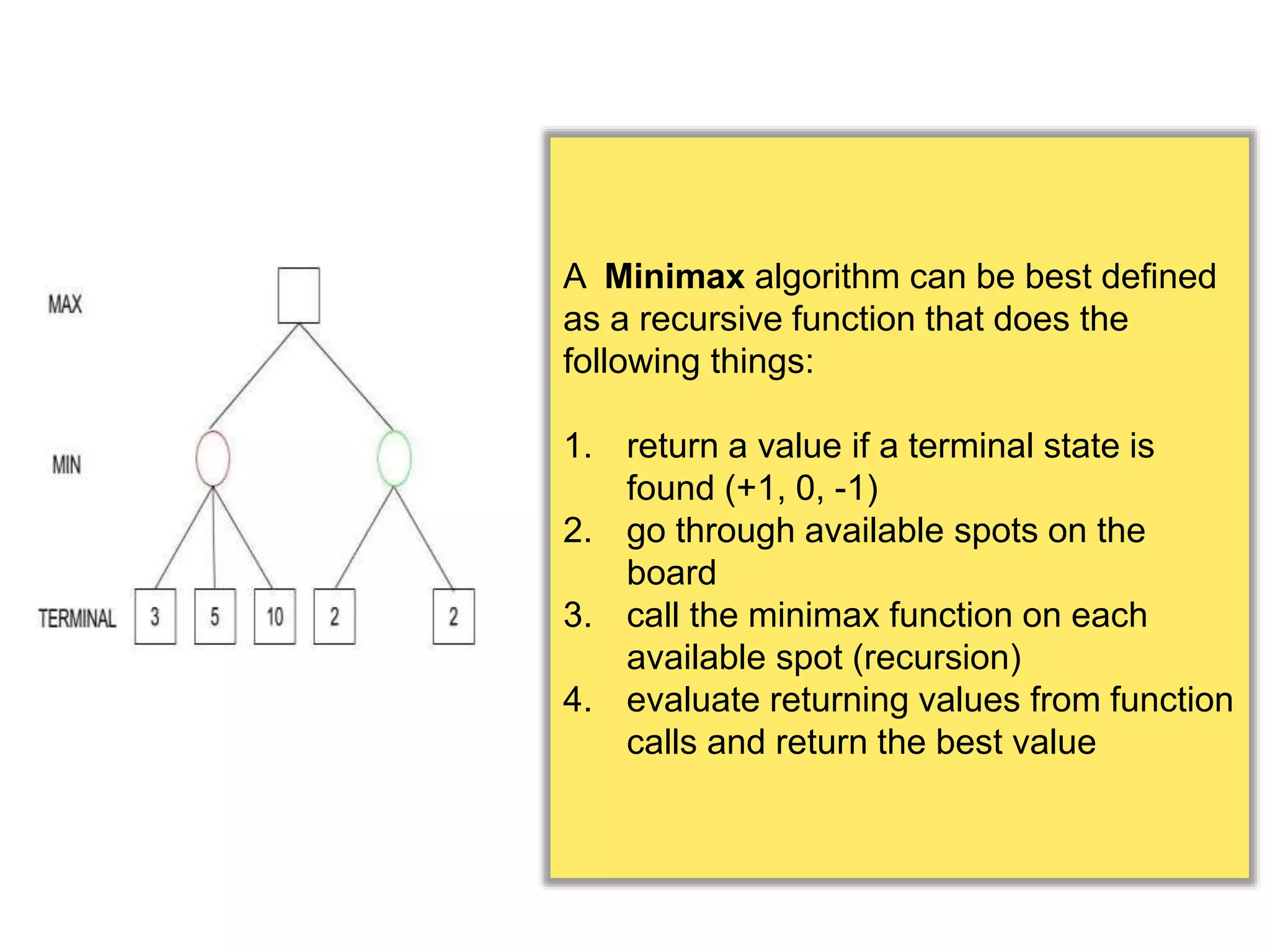Artificial Intelligence- TicTacToe game | PPTX