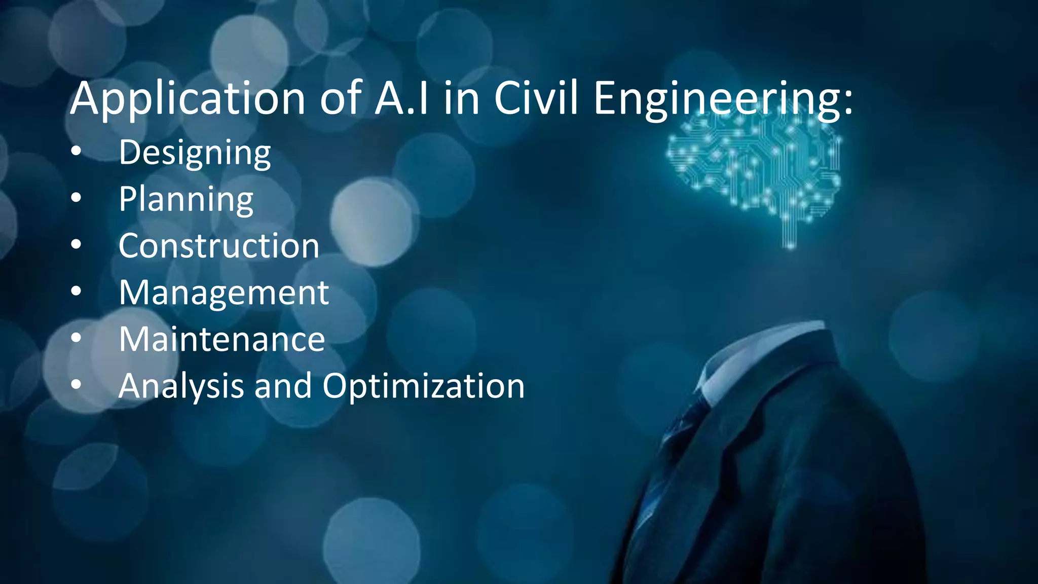 Artificial Intelligence in Civil Engineering | PPTX