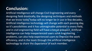 Artificial Intelligence in Civil Engineering | PPTX