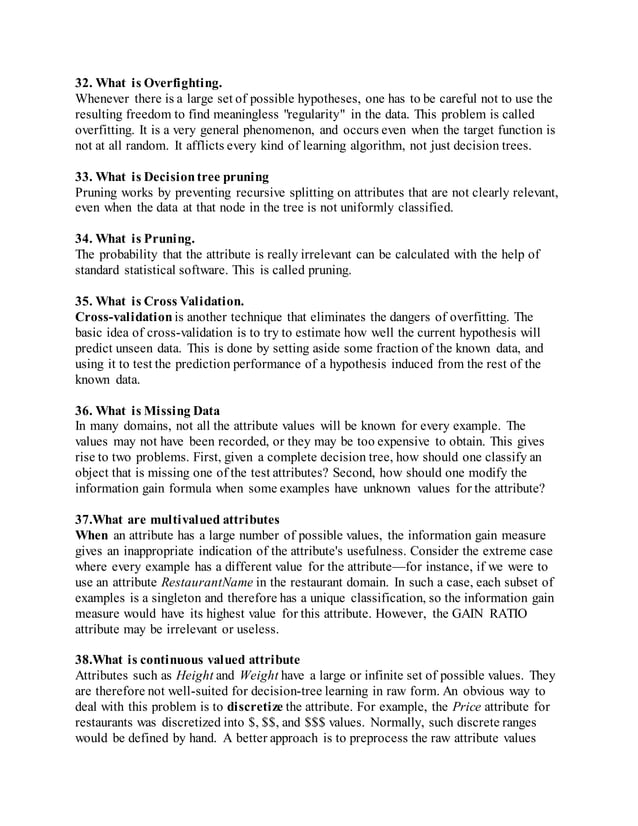 ARTIFICIAL INTELLIGENCE - SHORT NOTES | PDF