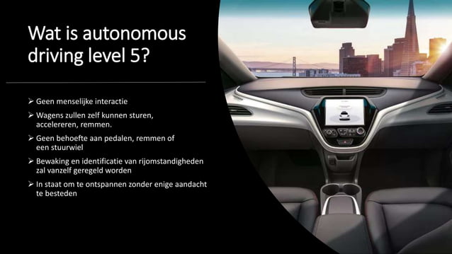 Autonomous driving level 5 | PPT