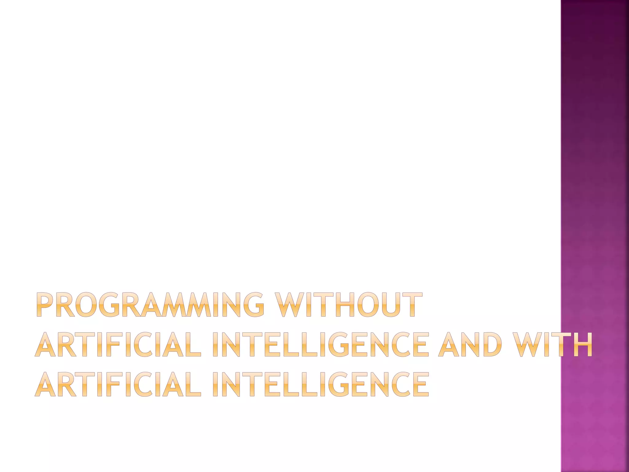 Artificial Intelligence Presentation | PPT | Free Download