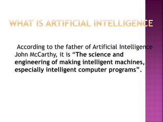 Artificial Intelligence Presentation | PPT
