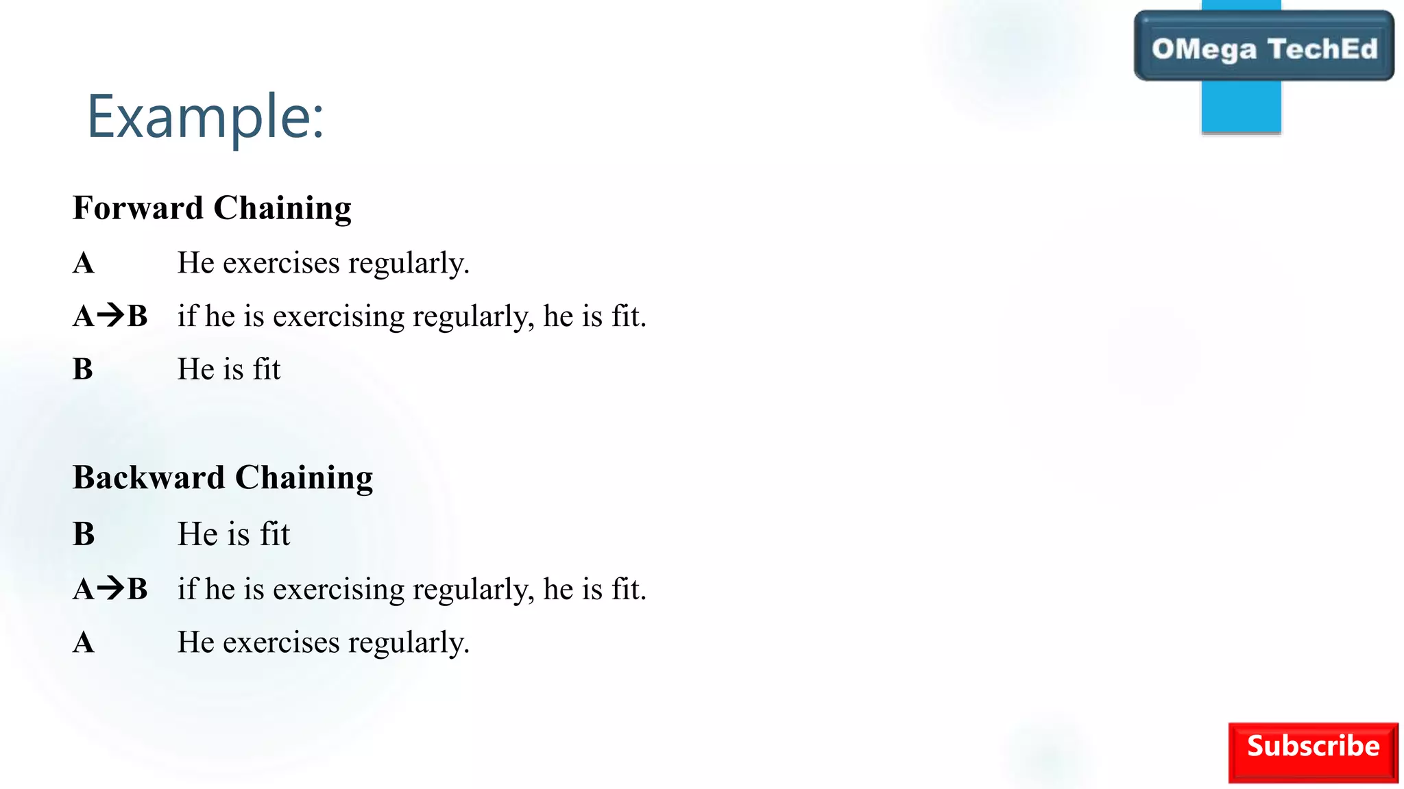 Forward and Backward chaining in AI | PPTX
