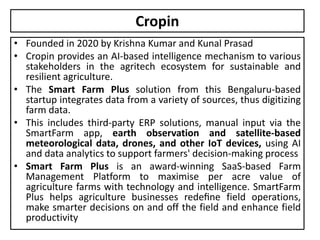 AI.pptx | Agriculture | Industries