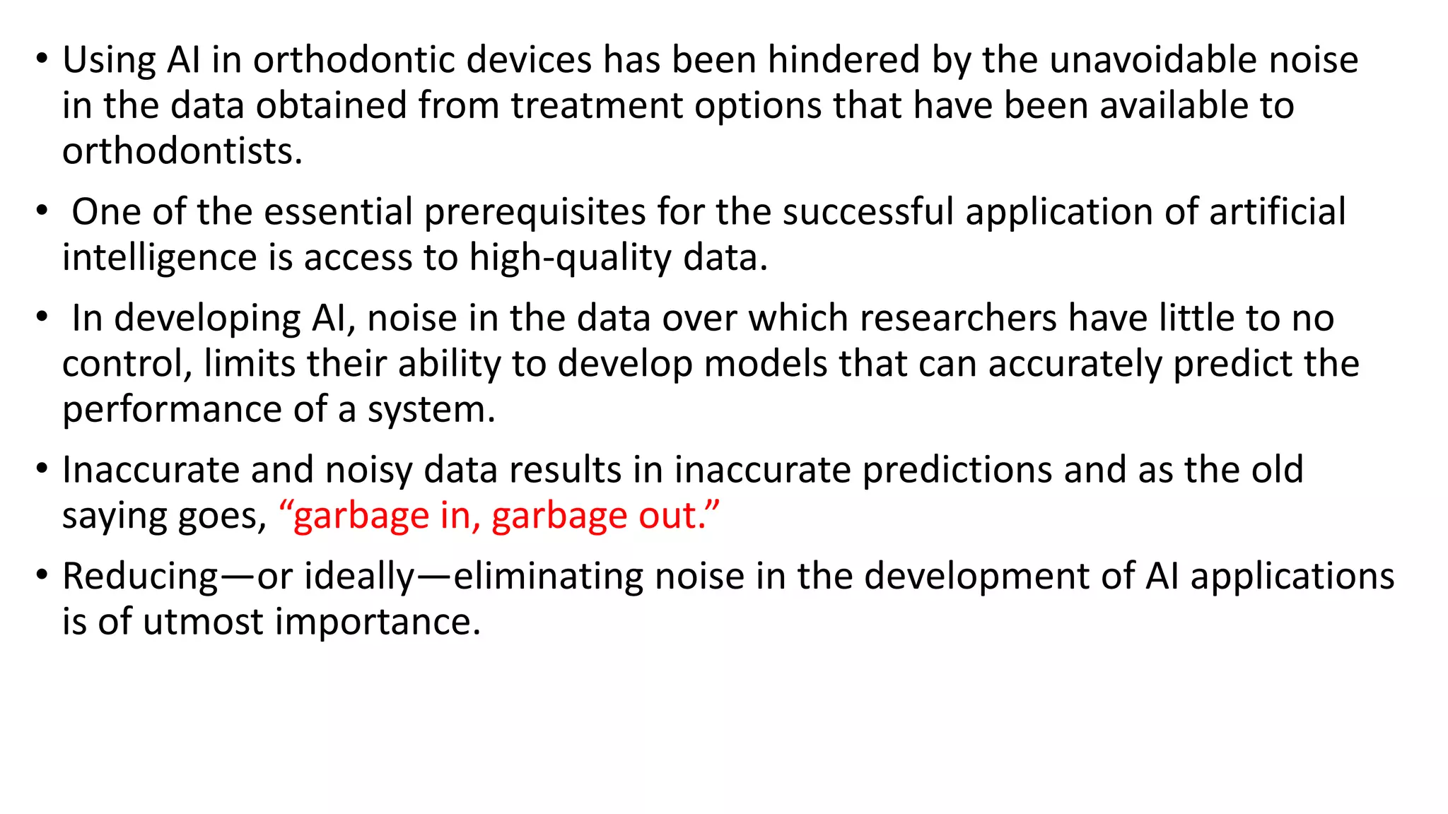 AI in orthodontics | PPTX