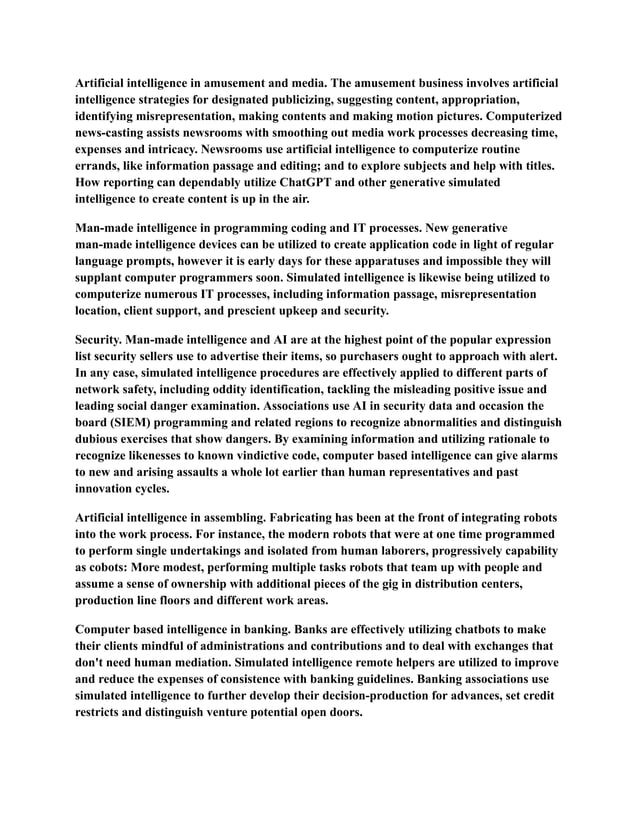 Artificial intelligence AI? | PDF