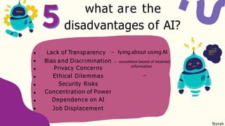 Artificial intelligence role in the current life | PPTX