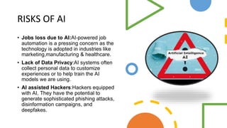 Artificial intelligence and it's future of work | PPTX