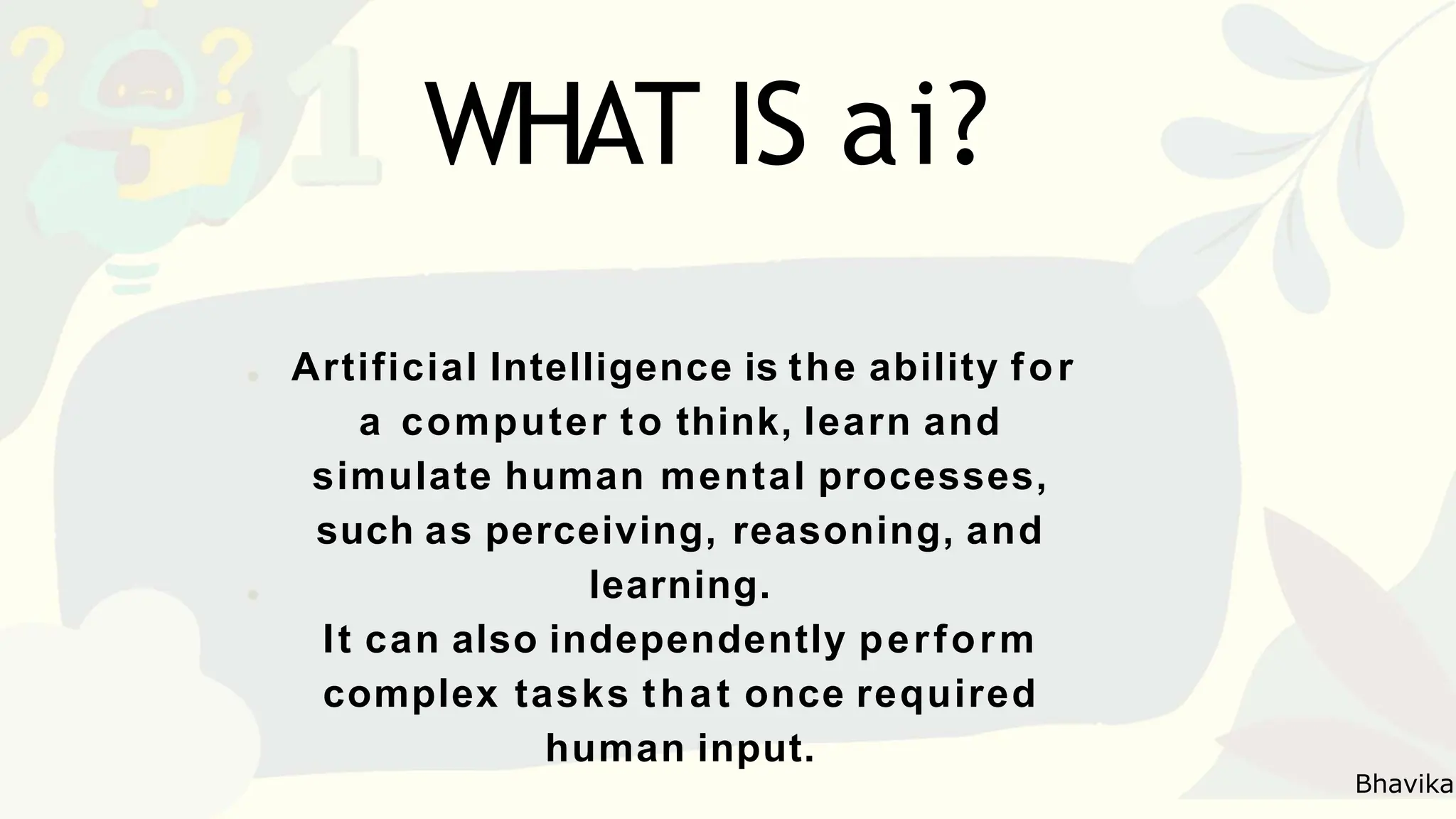 introduction of artificial intelligence , ai | PPT