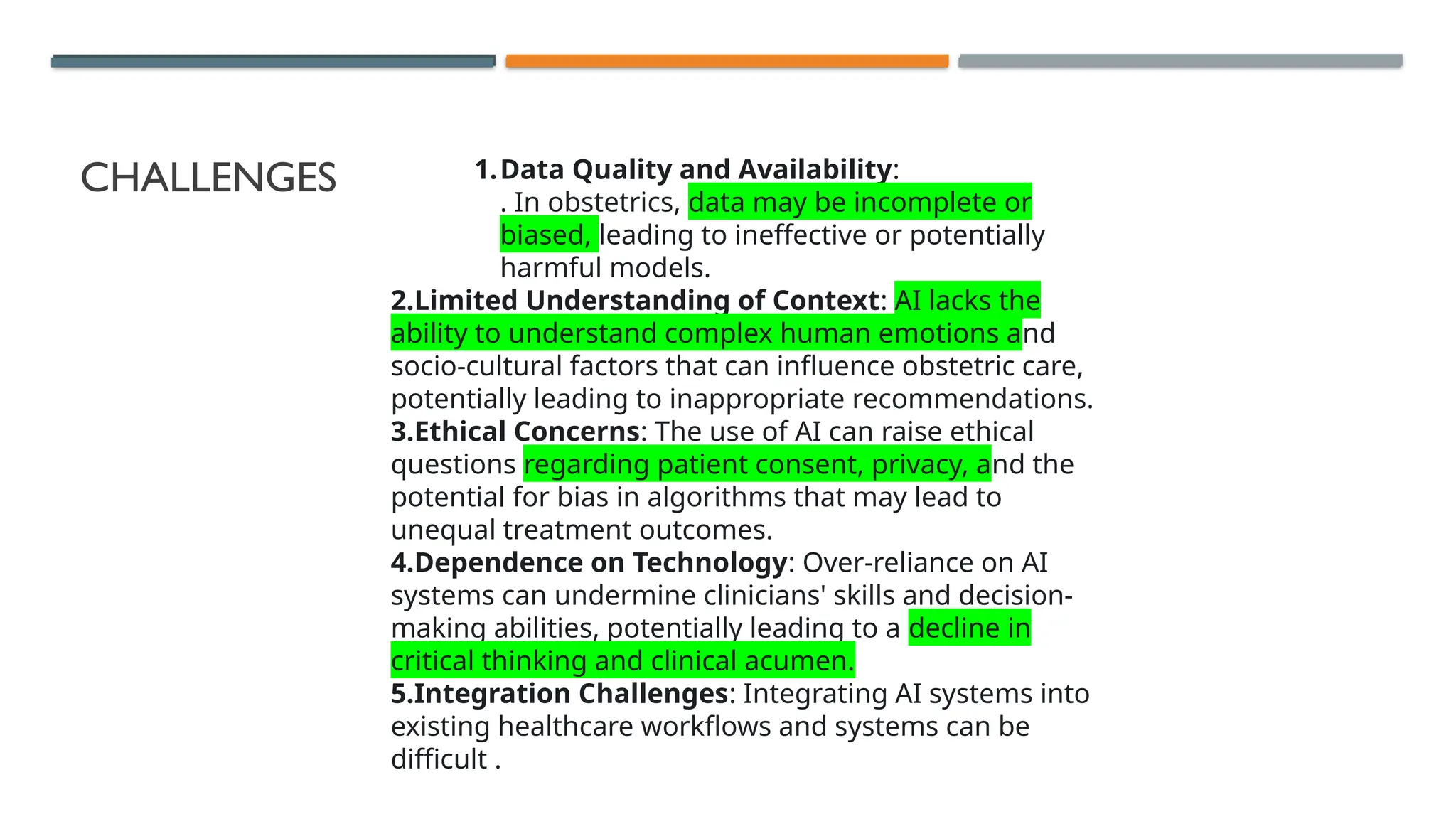 Artificial Intelligence in Obstetrics practice | PPTX