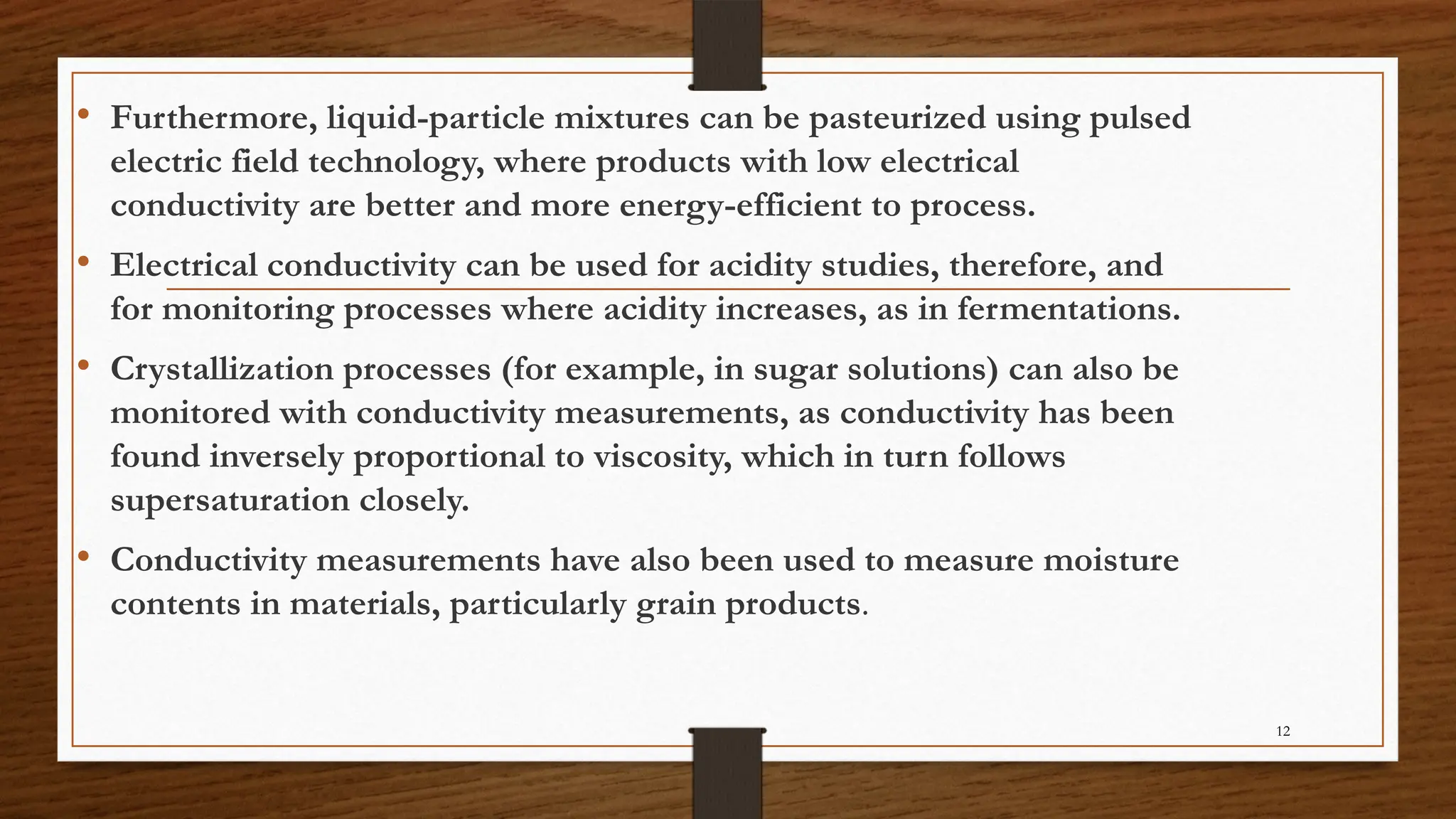 electrical properties of food materialss | PPTX