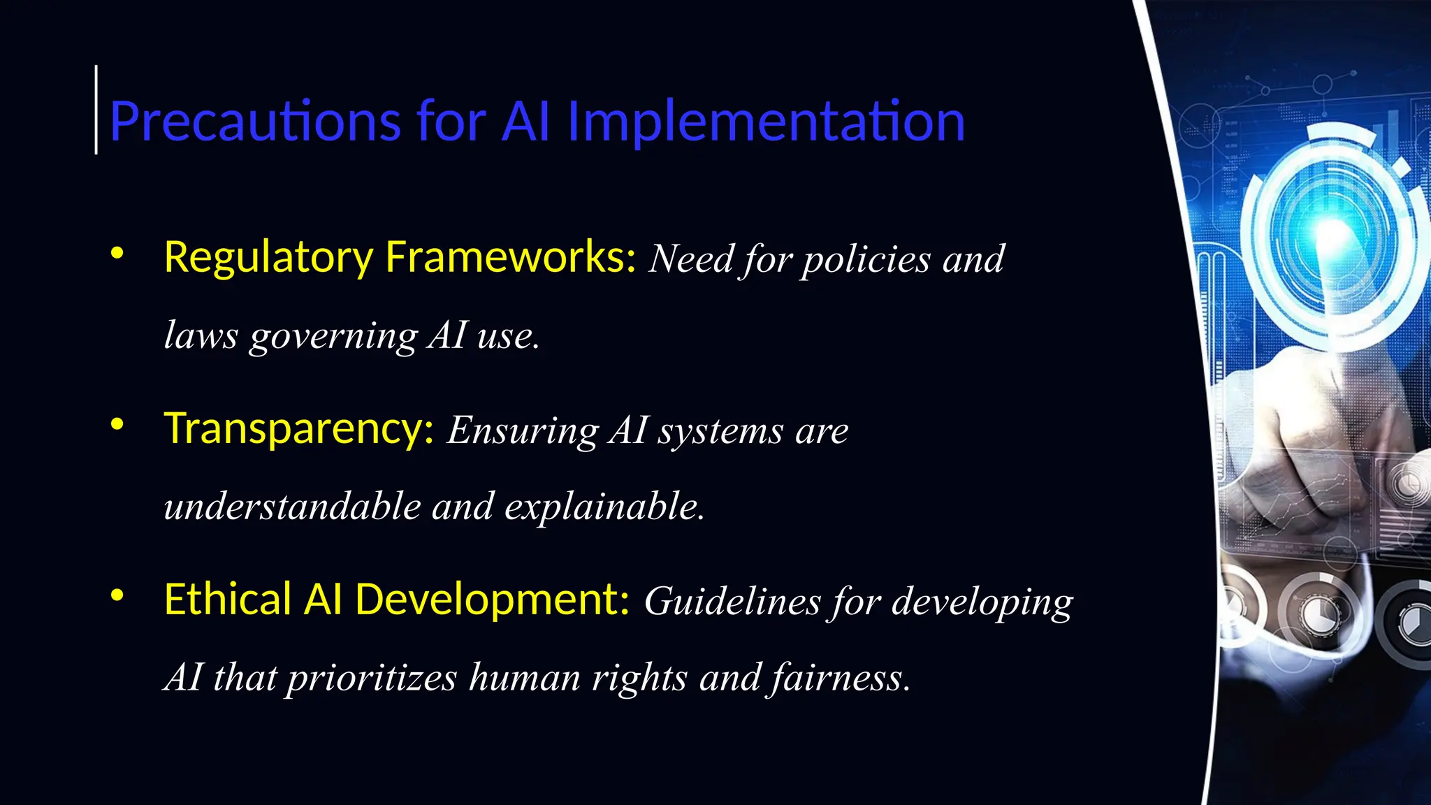 Artificial intelligence: its prospect and precautions.pptx | Technology Industry | Industries