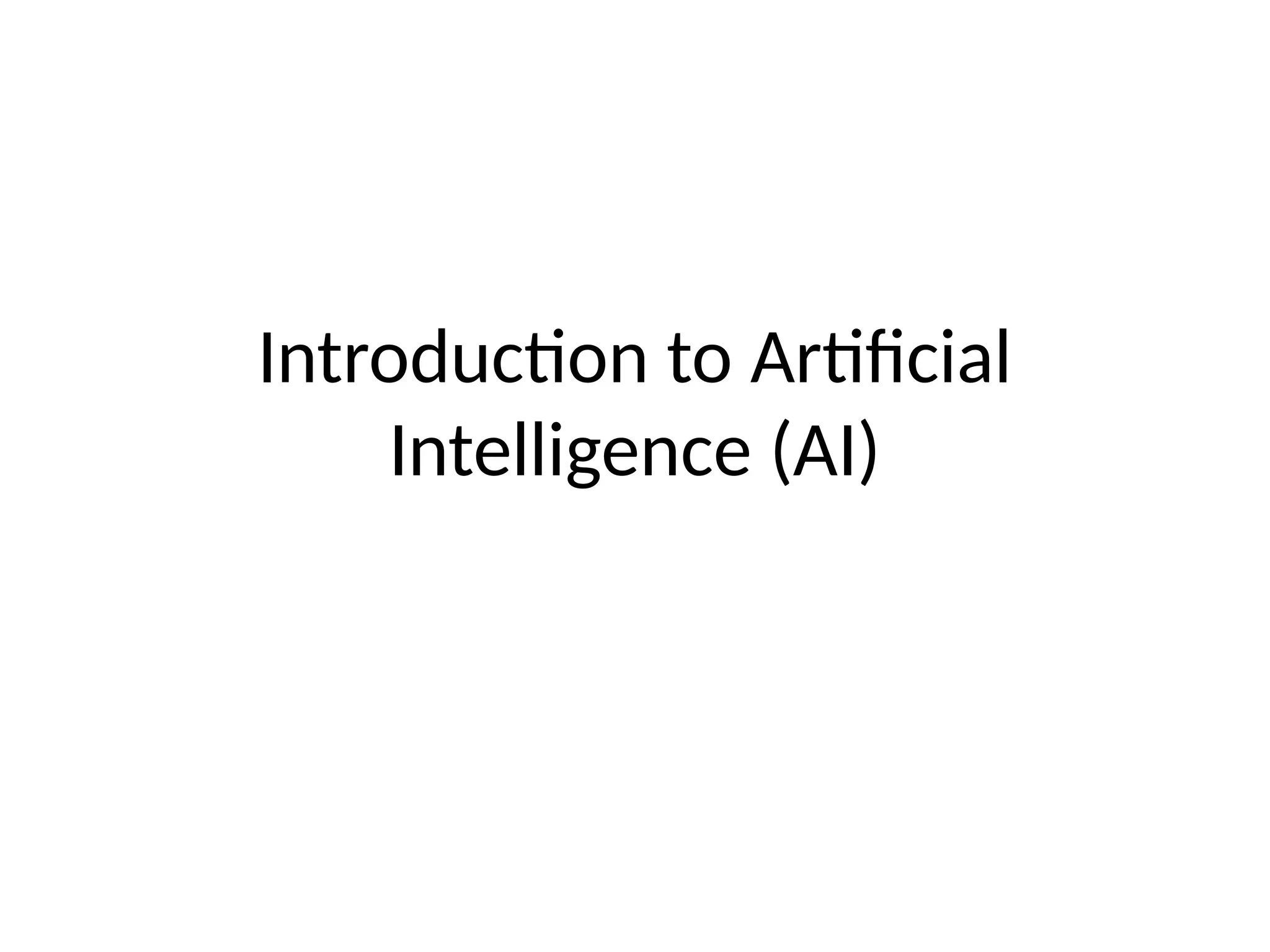 introduction to Artificial intelligence.pptx