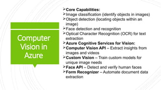 AI-900: Microsoft Azure AI Fundamentals – Complete Guide | PPTX