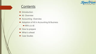 Artificial Intelligence and Accounting | PPTX
