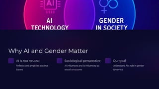 AI and Gender: Decoding the Sociological Impact | PDF