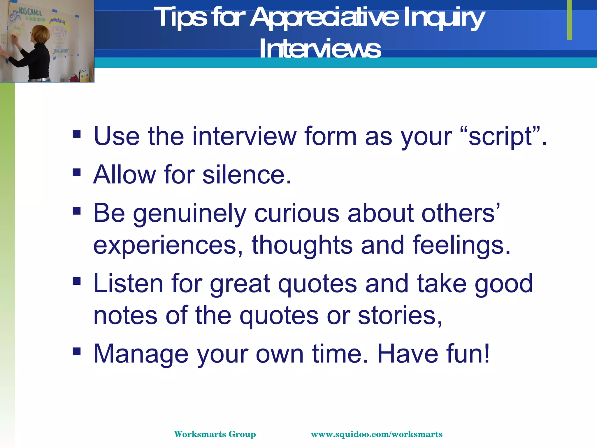 Appreciative Inquiry & Strategy | PPT