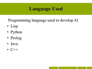 Artificial intelligence : what it is | PPT